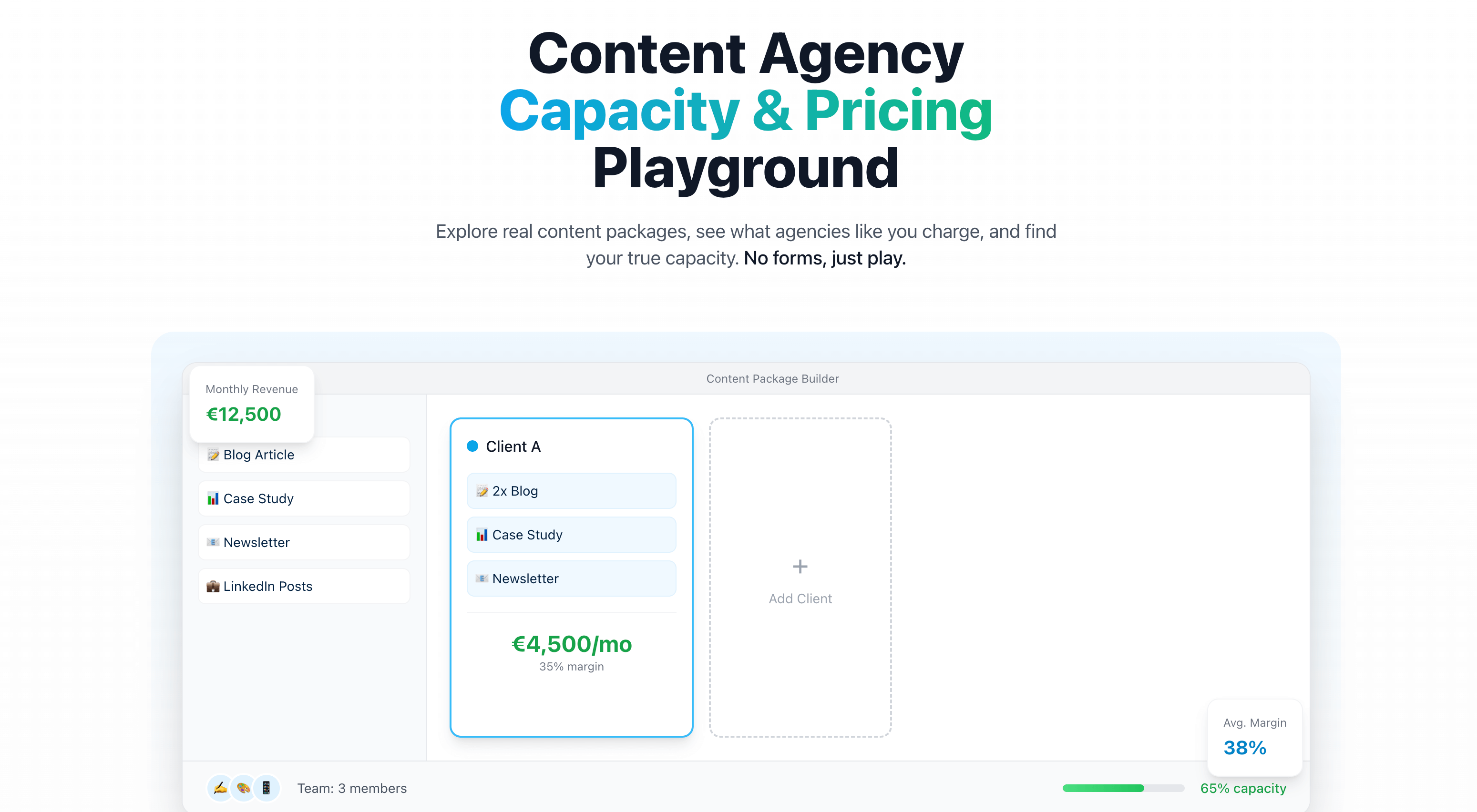 Content Agency Capacity & Pricing Playground | StoryChief